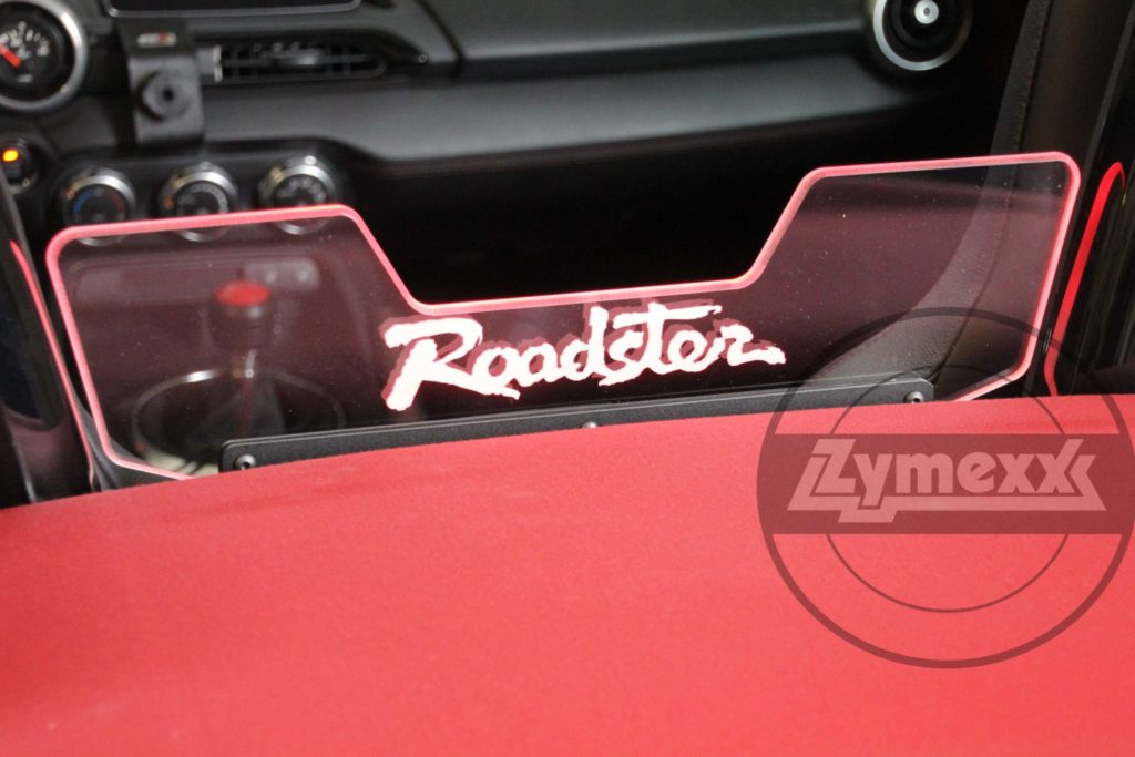 Windrestrictor® Windschott beleuchtet Mazda MX-5 ND mit "Roadster ...
